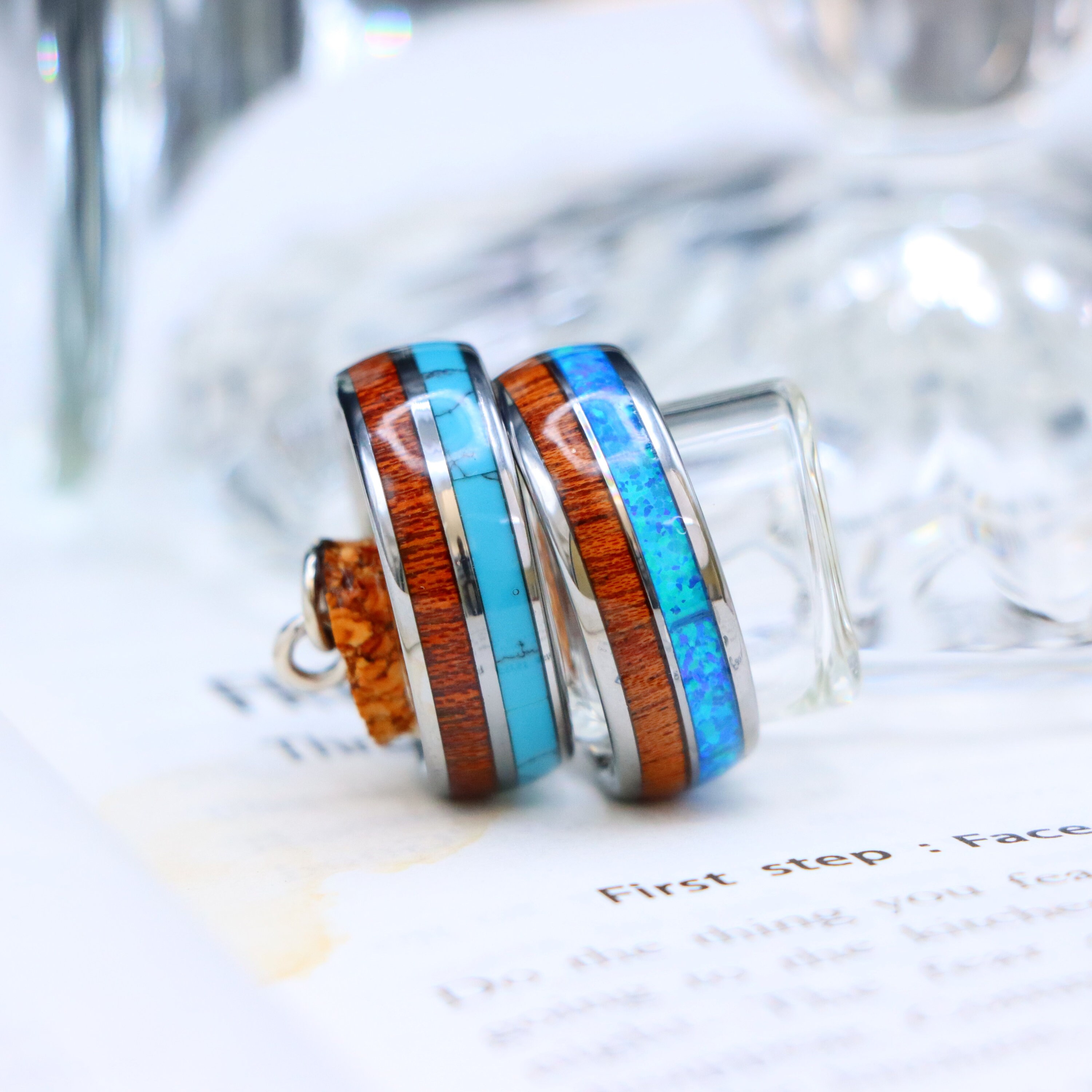 Whiskey Barrel Ring, Men's Wood Wedding Ring, Engagement Rings, Women's ...
