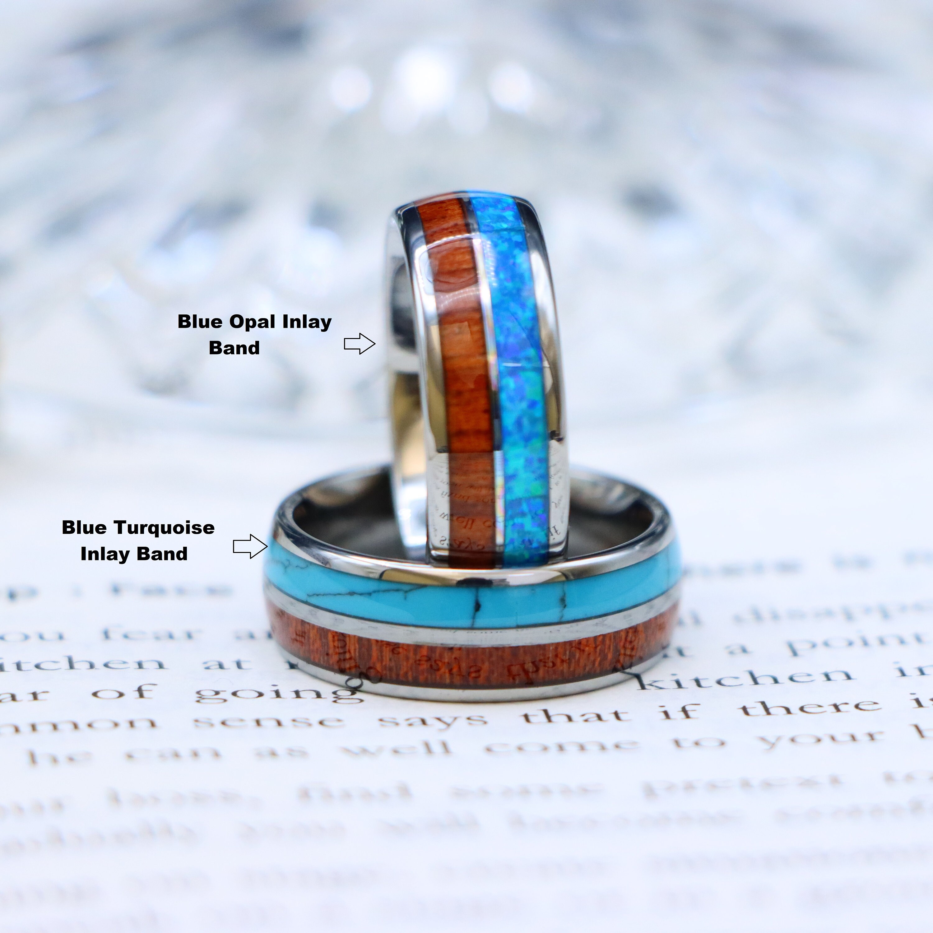 Whiskey Barrel Ring, Men's Wood Wedding Ring, Engagement Rings, Women's ...