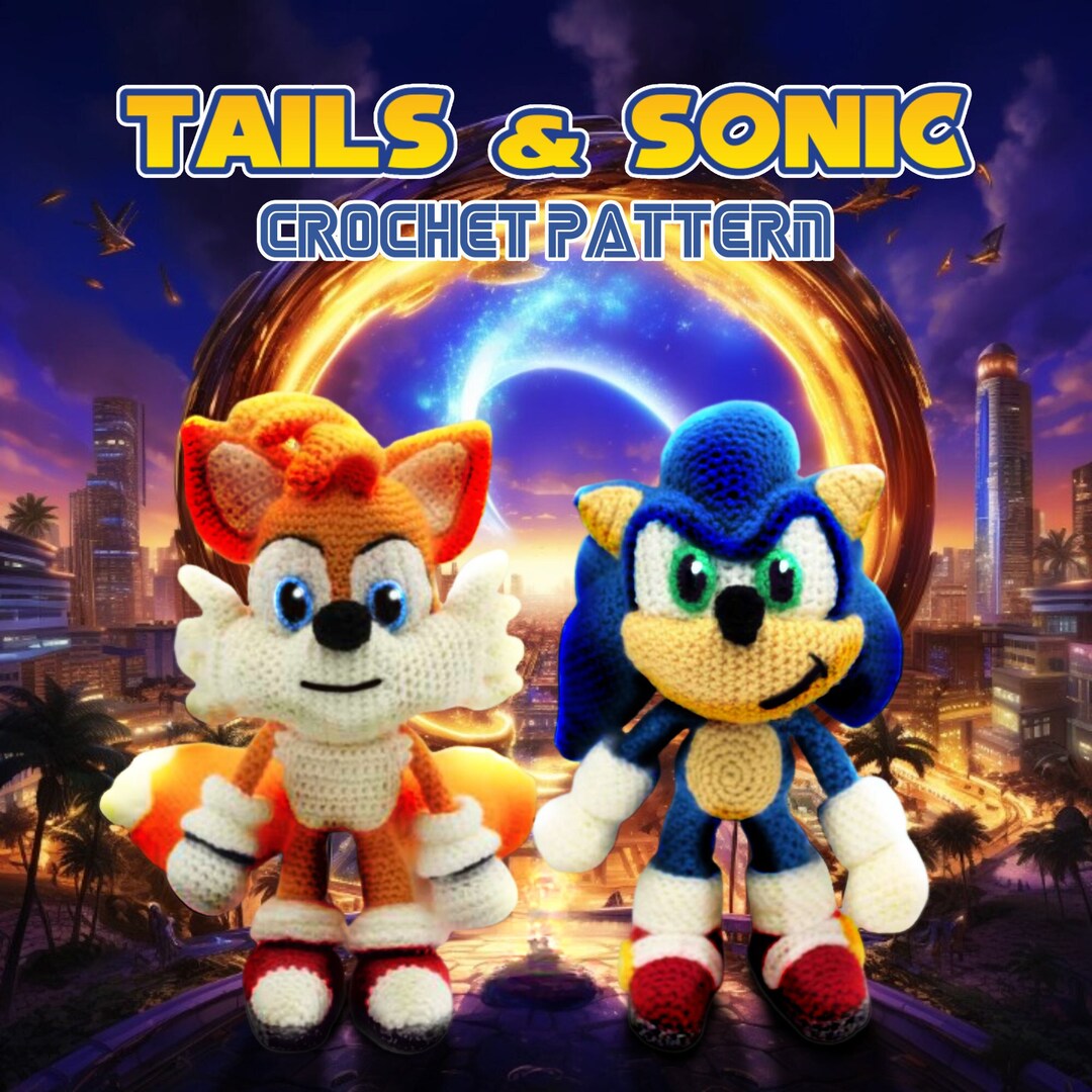 Tails and Sonic Crochet Pattern Bundle Instant Download - Etsy Canada