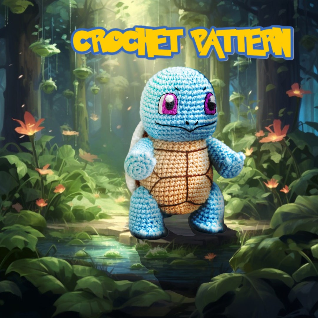 Crochet Pattern Squirtle-inspired Amigurumi Instant - Etsy Australia