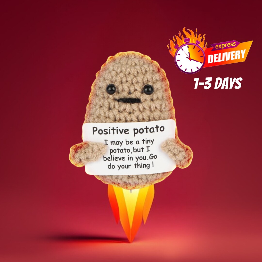 Positive Potato: Unique Decor, Uplifting Vibes, Perfect Gift for Potato ...