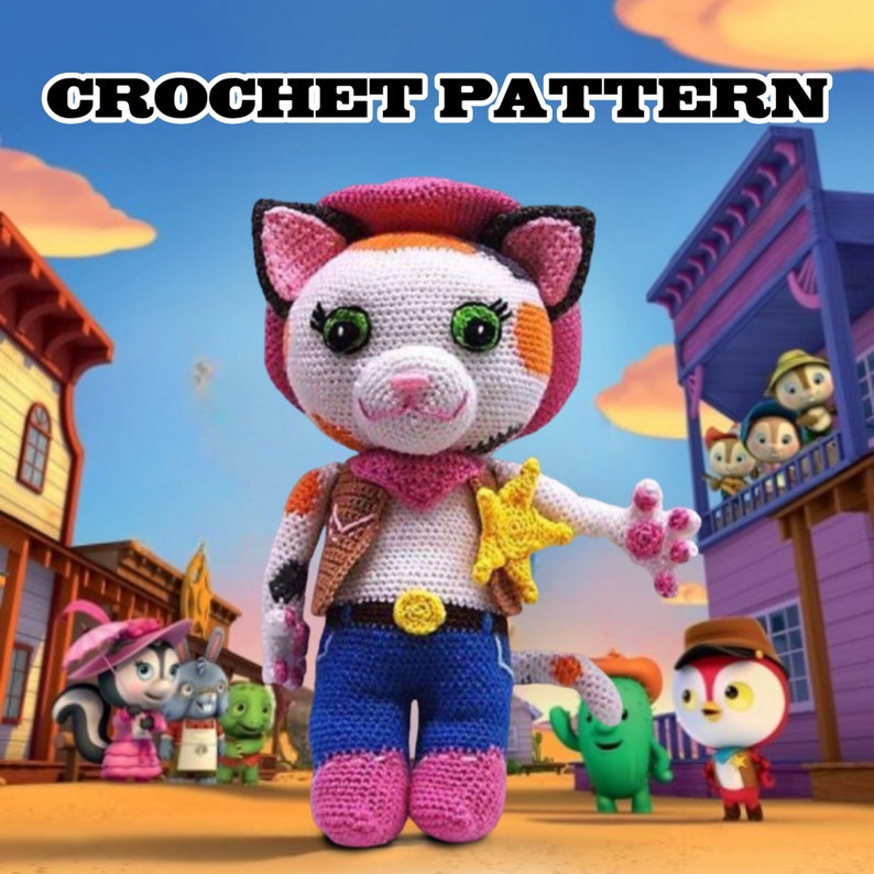 Crochet Pattern: Sheriff Callie DIY Amigurumi Design - Etsy