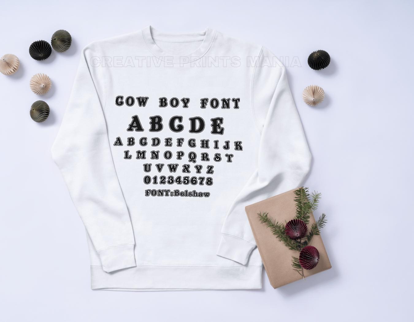 Cowboy Font Svg, Western Font Svg, Western Monogram Font SVG, Wild West ...