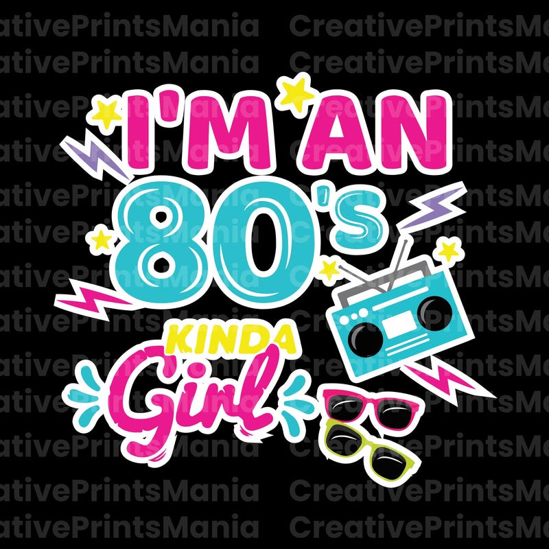 80s Theme Svg - Etsy