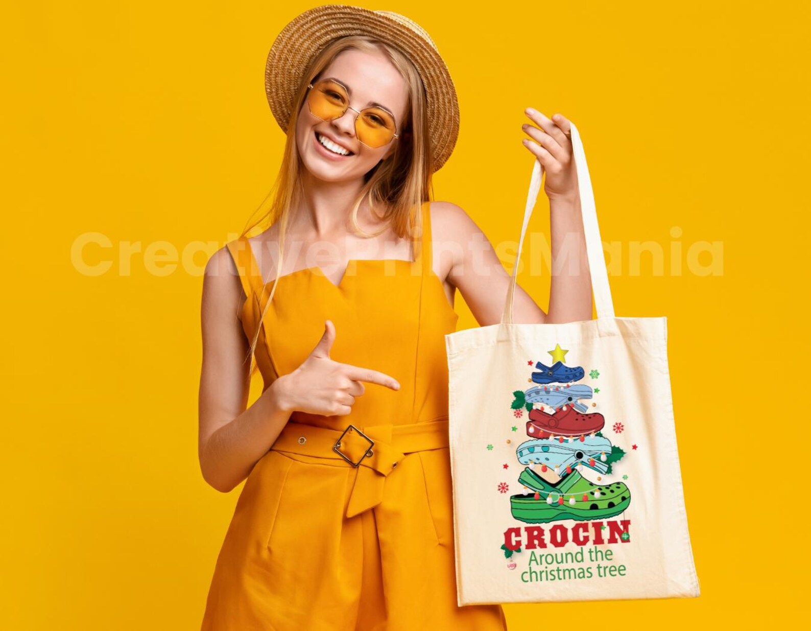 Croc Christmas Tree Png, Crocin' Around the Christmas Tree Png Jpg ...