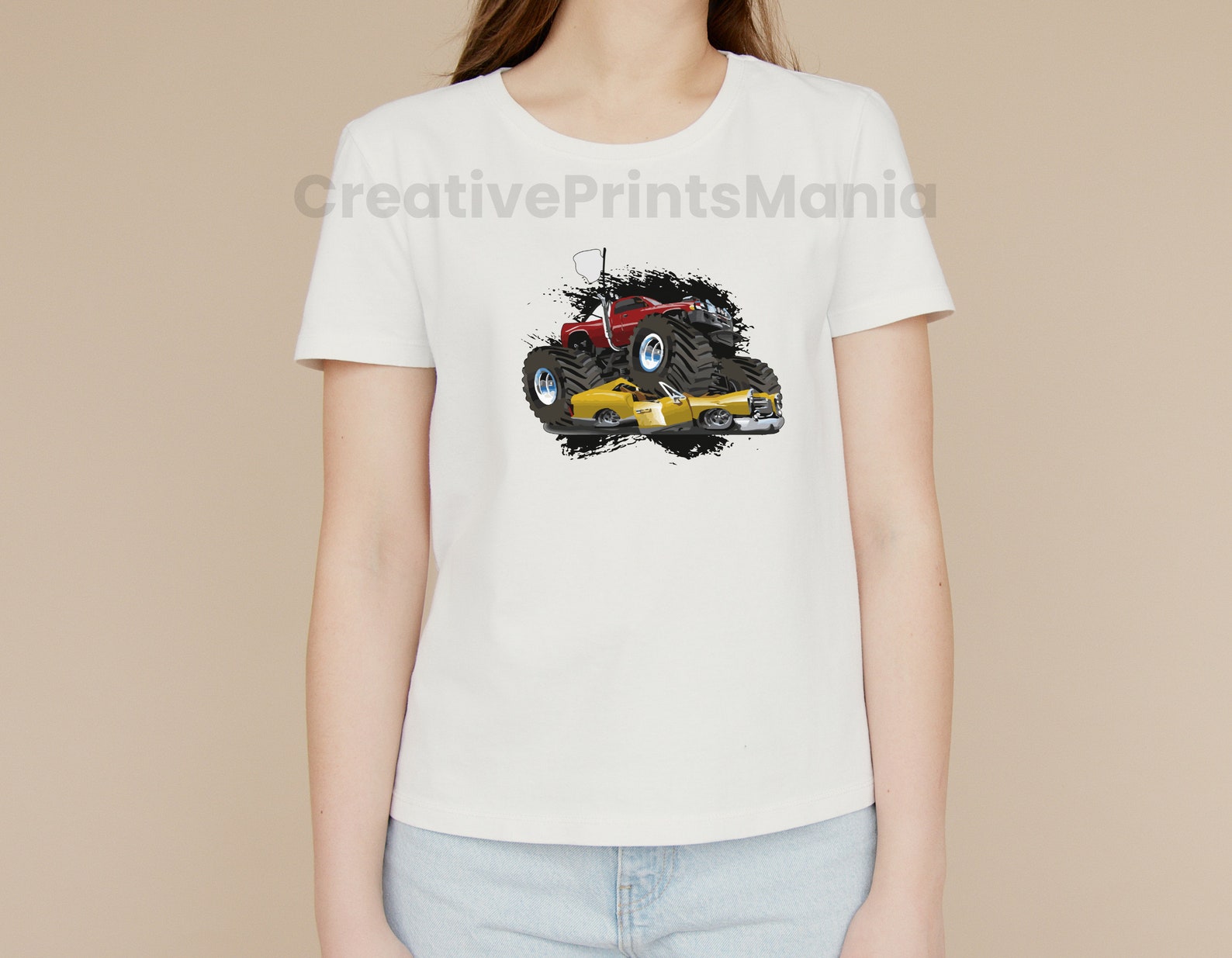 Boy Who Loves Monster Trucks Png Watercolor Monster Trucks Clipart ...