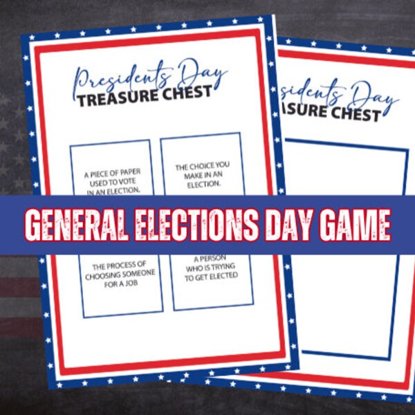 President Day Game - Etsy