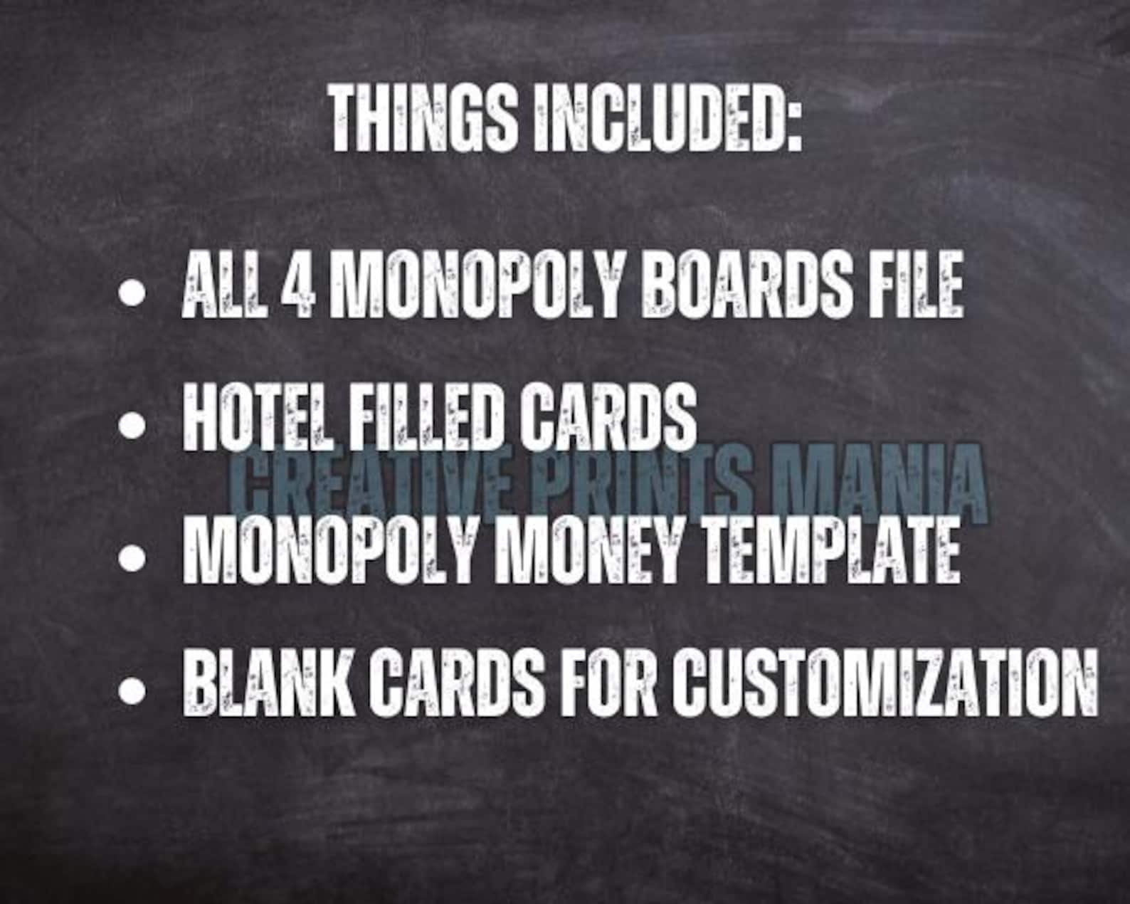 Monopoly Game, Custom Monopoly Template, Blank Board Game Template ...