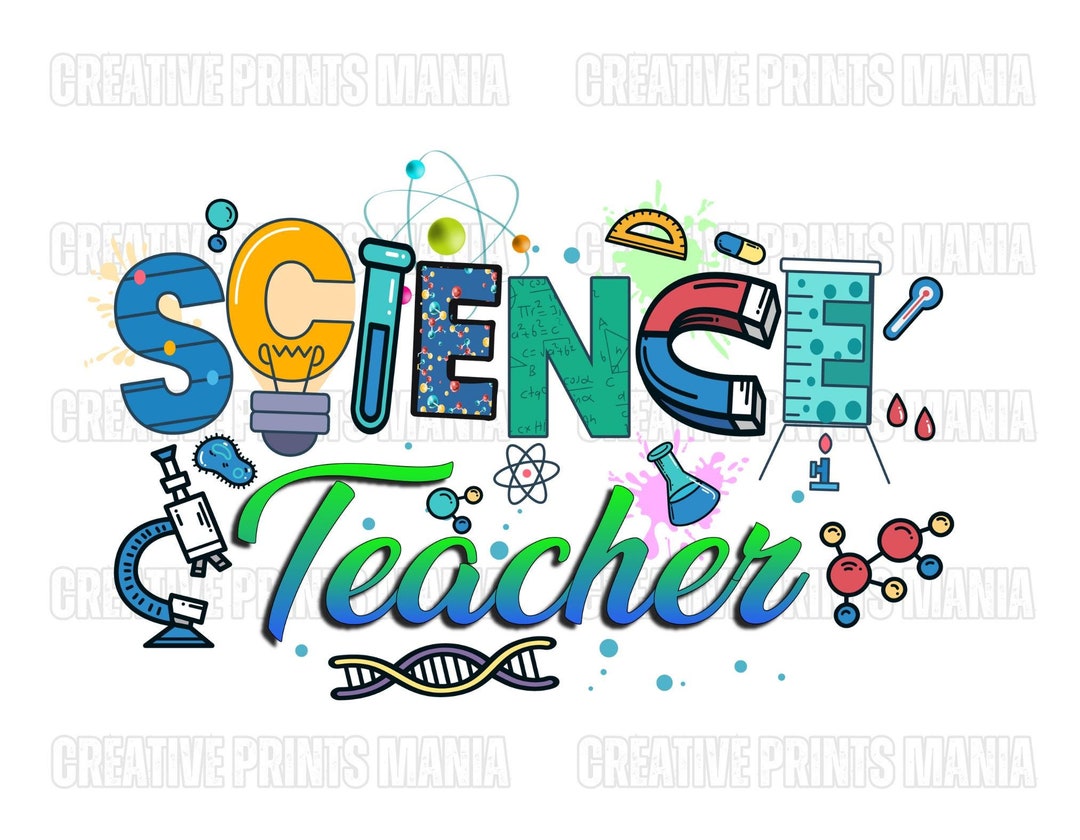 Science Teacher Png Sublimation, Teacher's Day Png, Teacher Png Design ...