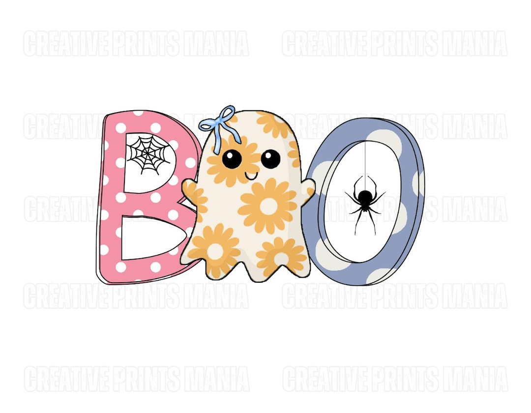 BOO Halloween Png, Boo Ghost Png, Cute Ghost Halloween, Cute Girly ...