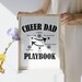 Cheer Dad Playbook Fathers Day Funny Cheerleading Shirt SVG Printable ...