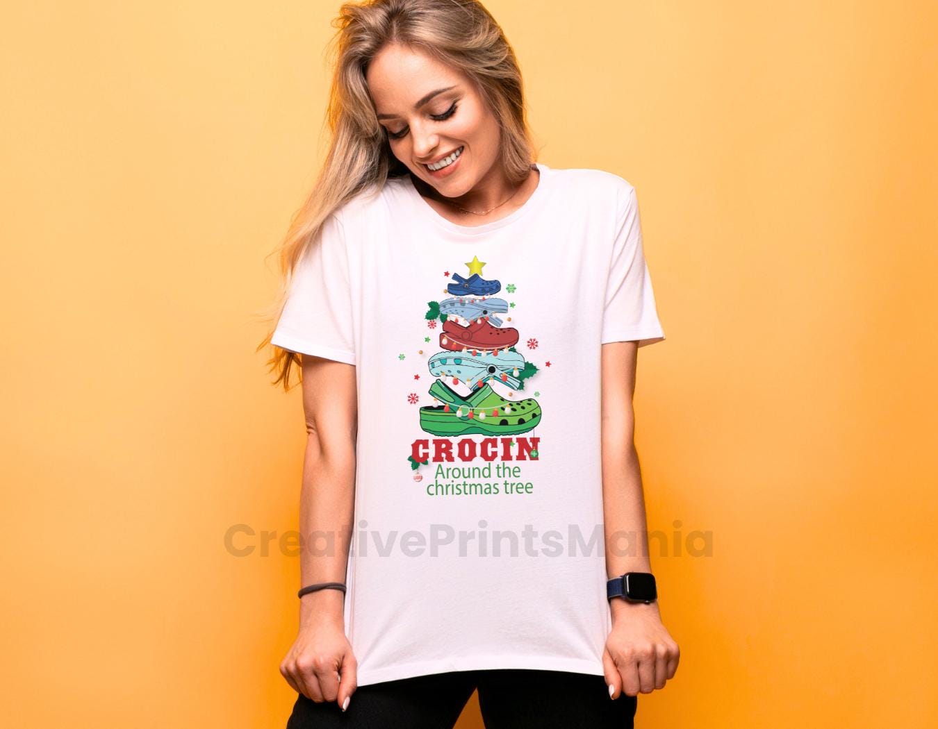 Croc Christmas Tree Png, Crocin' Around the Christmas Tree Png Jpg ...