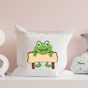 Cute Frog Monogram Png, Frog Png, Baby Frog Png, Frog Name Monogram ...