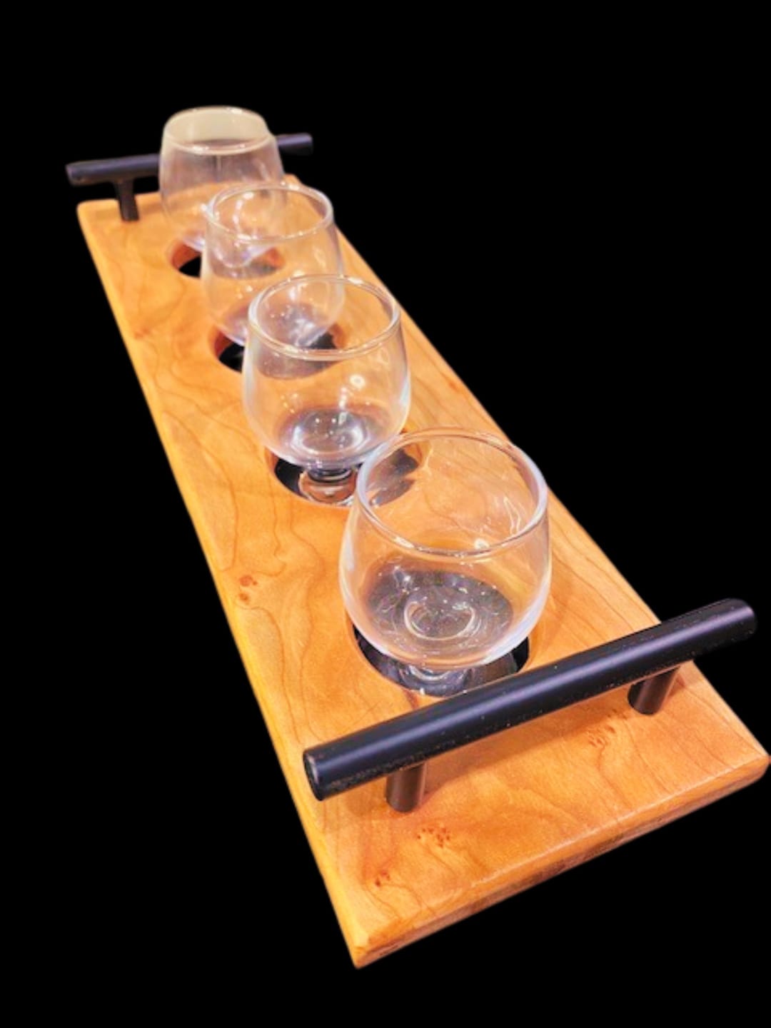 Wooden Whiskey Flight Beer Tasting Bourbon Gift Wine Flight Board ...