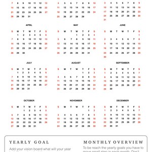 Yearly Planner 2024 Make It Count in Everyday With Hyperlink - Etsy