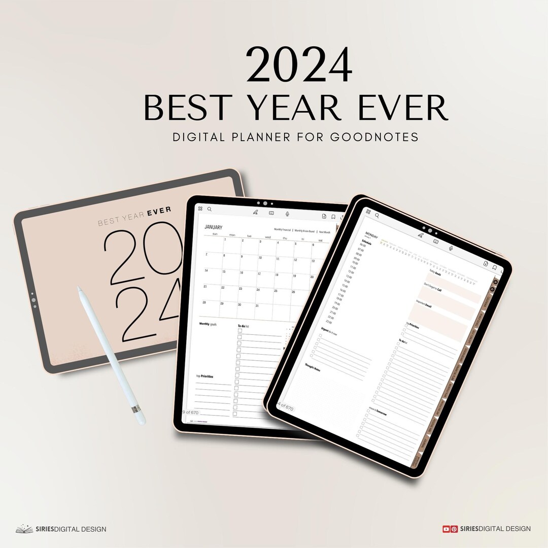 Digital Planner 2024 Best Year Ever! All You Need is Here. - Etsy
