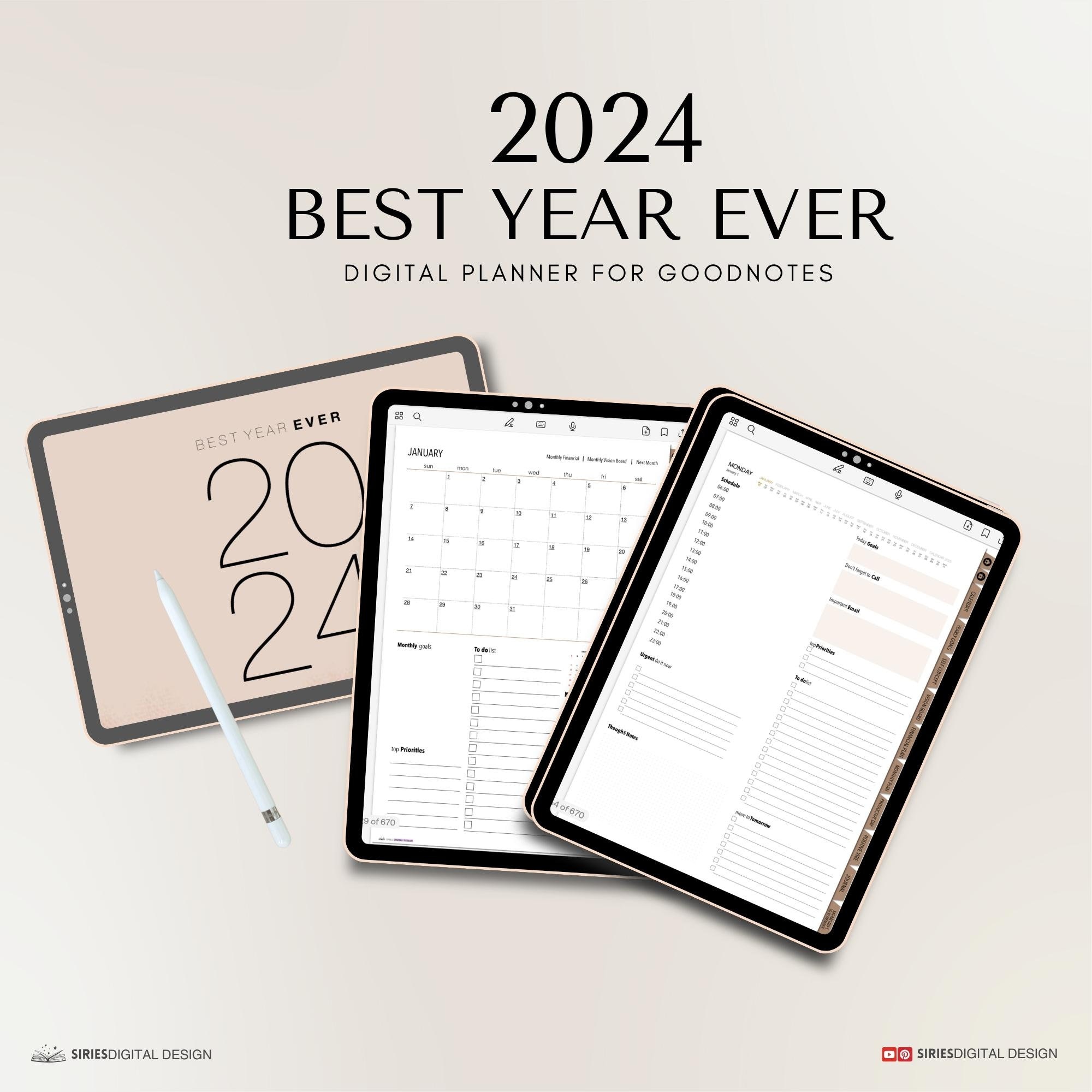 Digital Planner 2024 Best Year Ever All You Need is Here. - Etsy