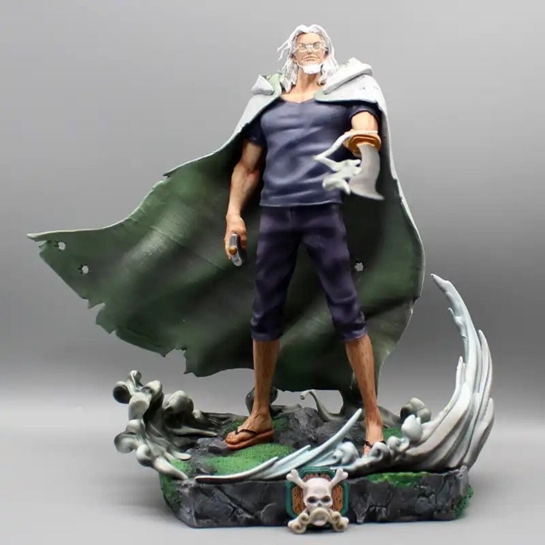 One Piece : Silvers Rayleigh Anime Action Figure Gk Action - Etsy