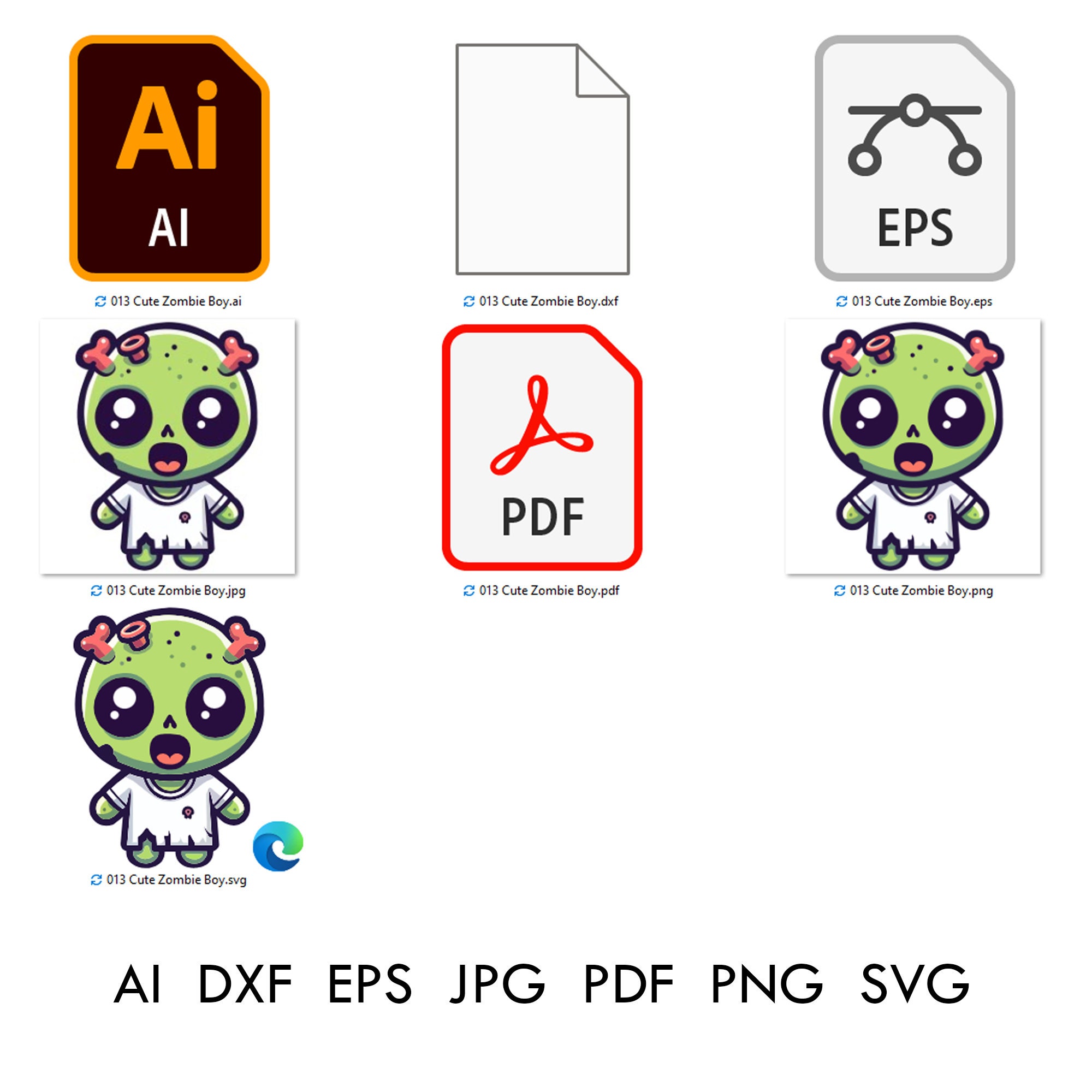 Cute Zombie Svg Zombie Svg Cute Zombie Boy Svg T-shirt Cute - Etsy