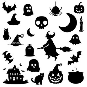 Halloween SVG Bundle, Halloween Svg, Haunted House Svg, Witch SVG, Jack ...