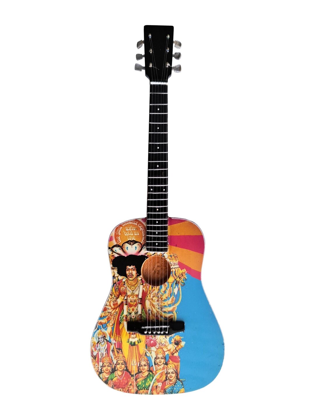 Jimi Hendrix 'axis: Bold as Love' Tribute Miniature Guitar Replica ...