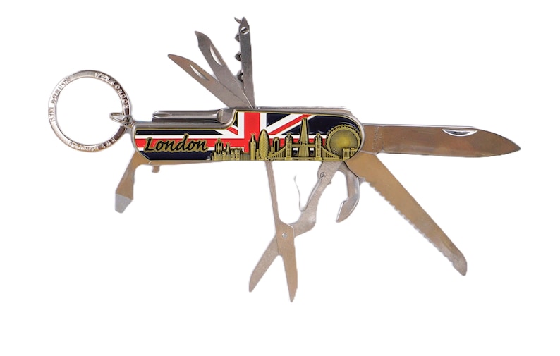 Union Jack London Landmarks Multi-tool Keychain | Stainless Steel, 11 ...
