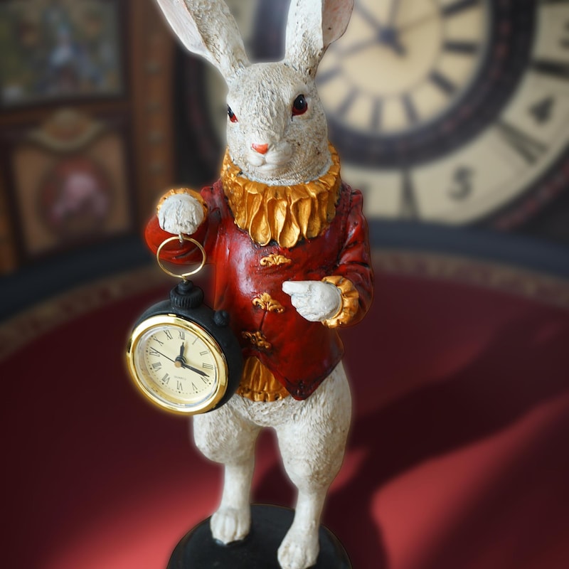 White Rabbit Clock - Etsy UK