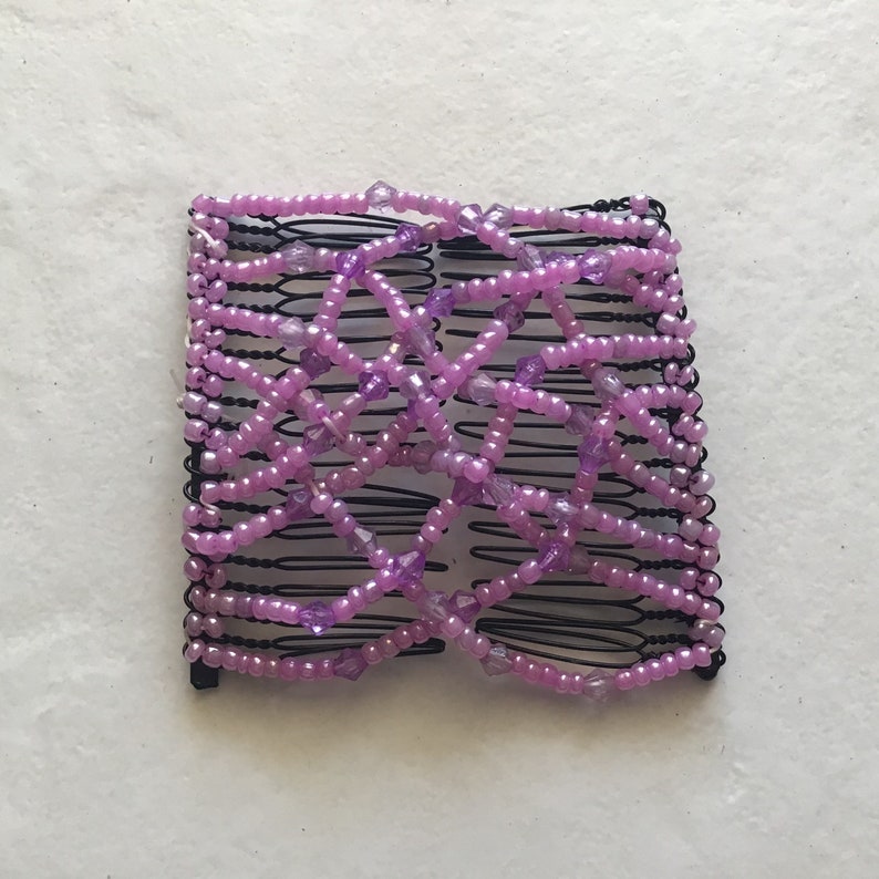 Stretchy Hair Pins Magic Elastic Combs Beaded Clips for Bride for Women ...