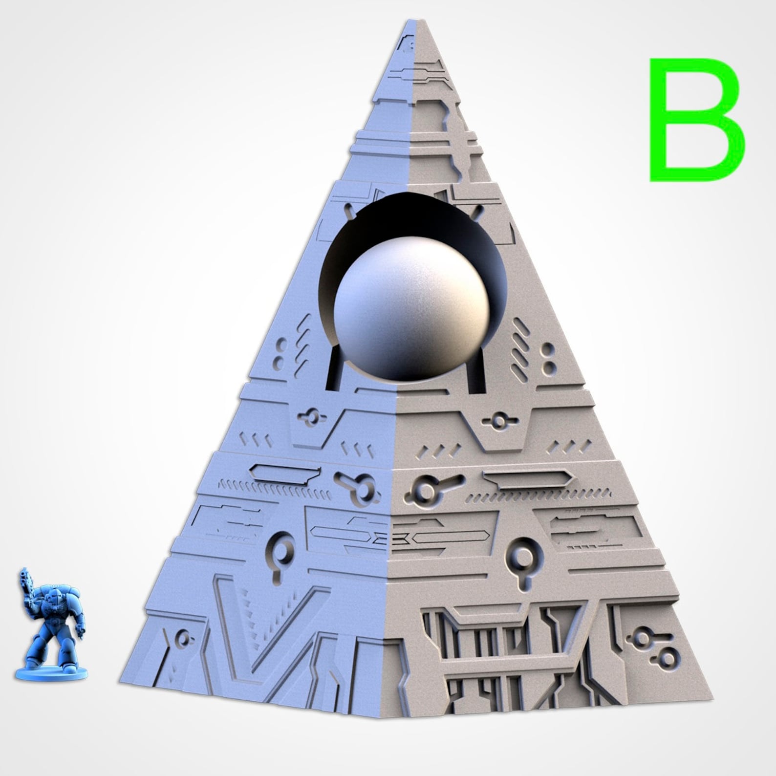 Massive Necron Inspired High Quality Terrain by Txarli Factory ...