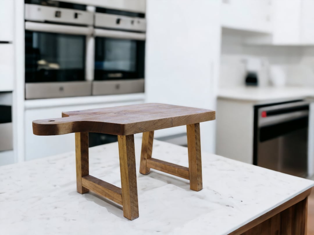 Wood Pedestal Riser, Wood Riser Stand for Home Decor, Trendy Wood Plant ...