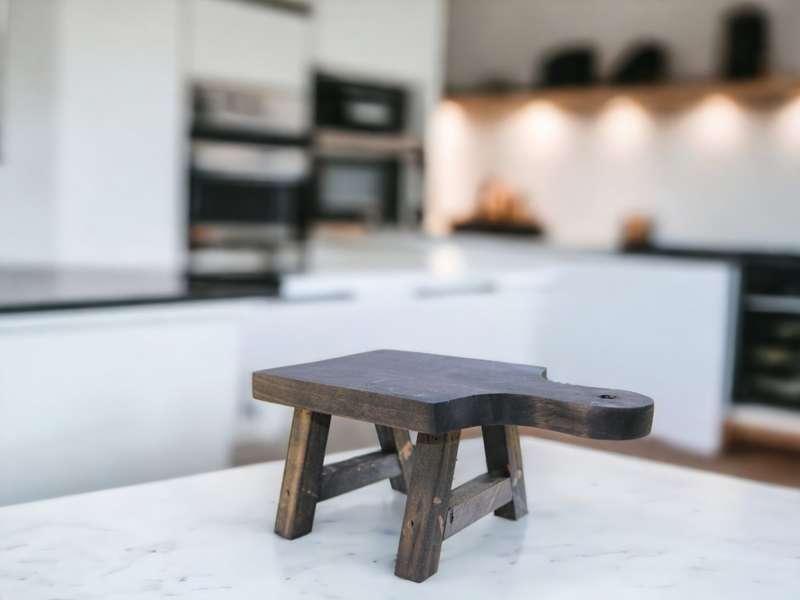 Farmhouse Wood Pedestal Stand, Wood Riser Stand for Home Decor, Trendy ...