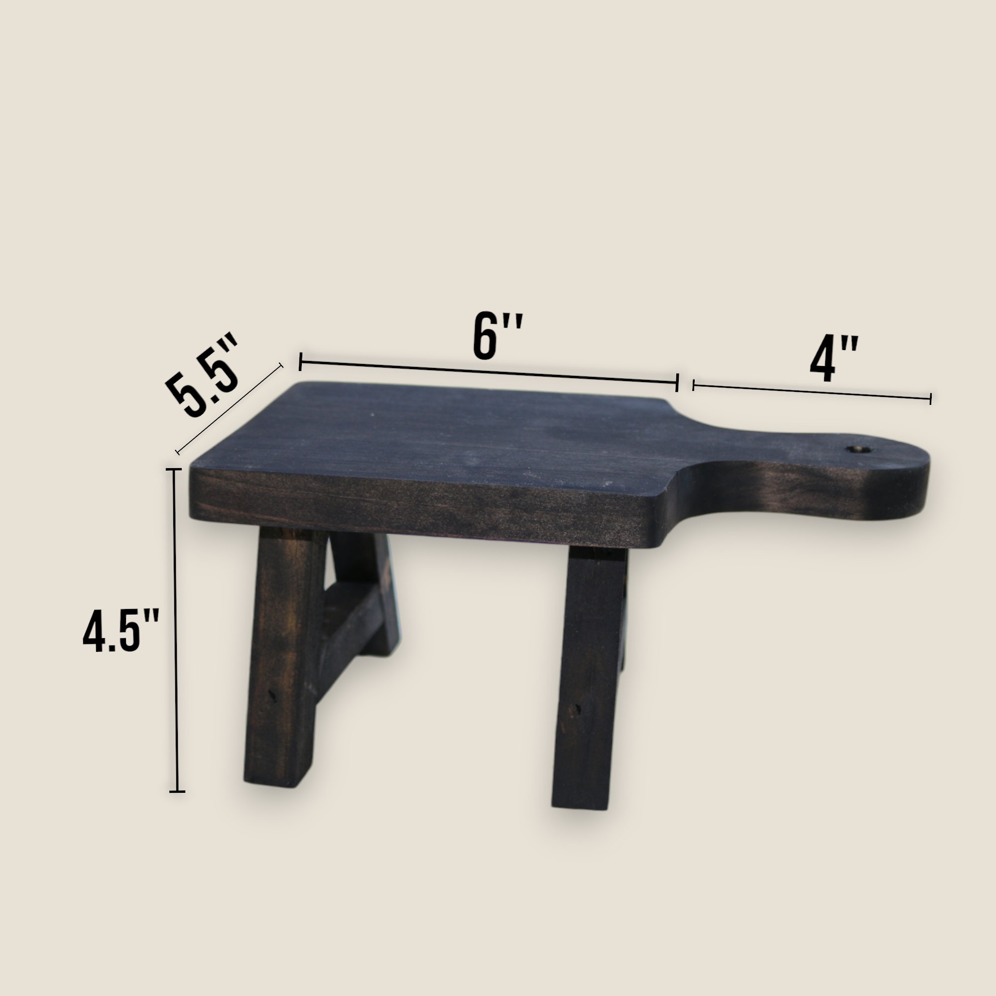 Farmhouse Wood Pedestal Stand, Wood Riser Stand for Home Decor, Trendy ...