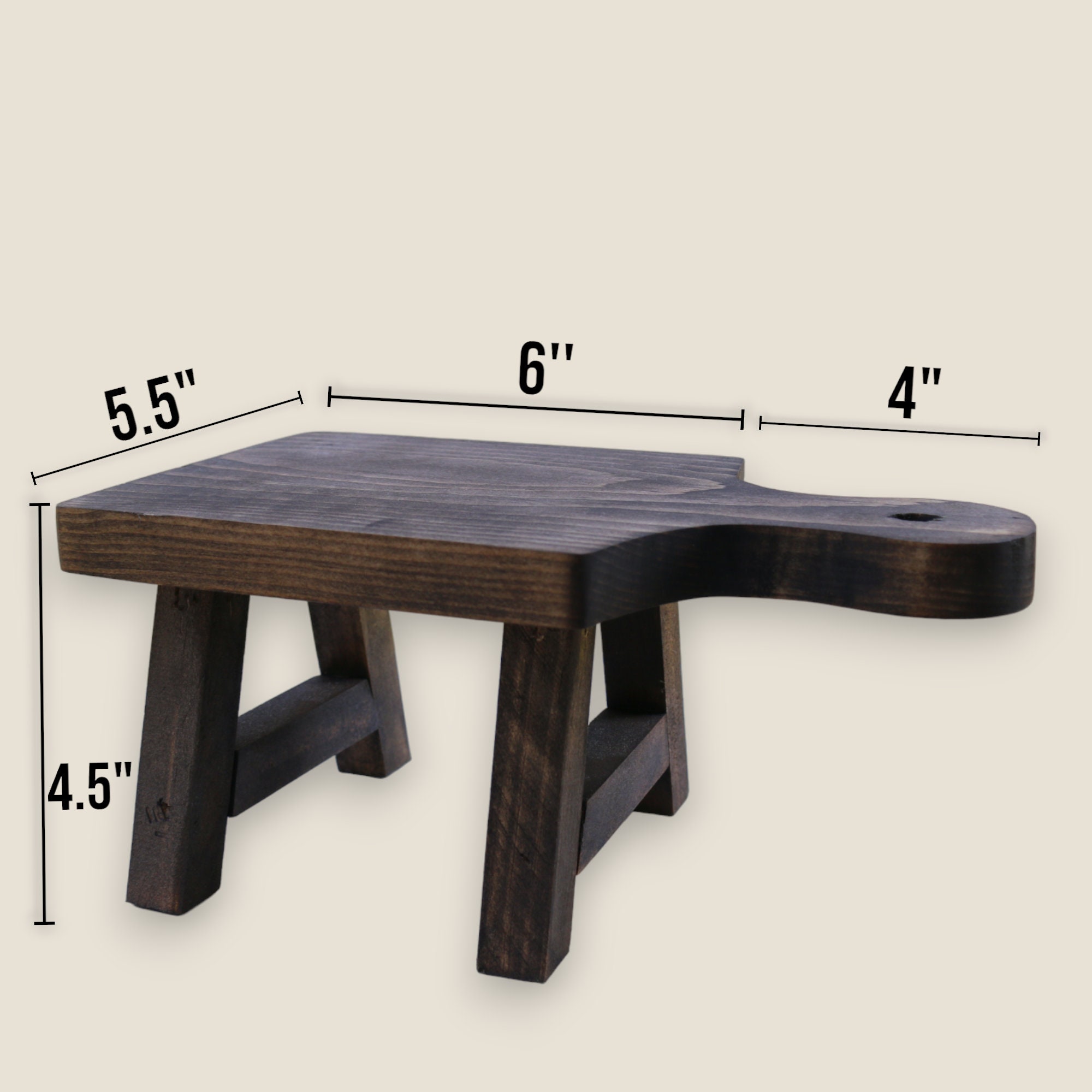 Farmhouse Wood Pedestal Stand, Wood Riser Stand for Home Decor, Trendy ...