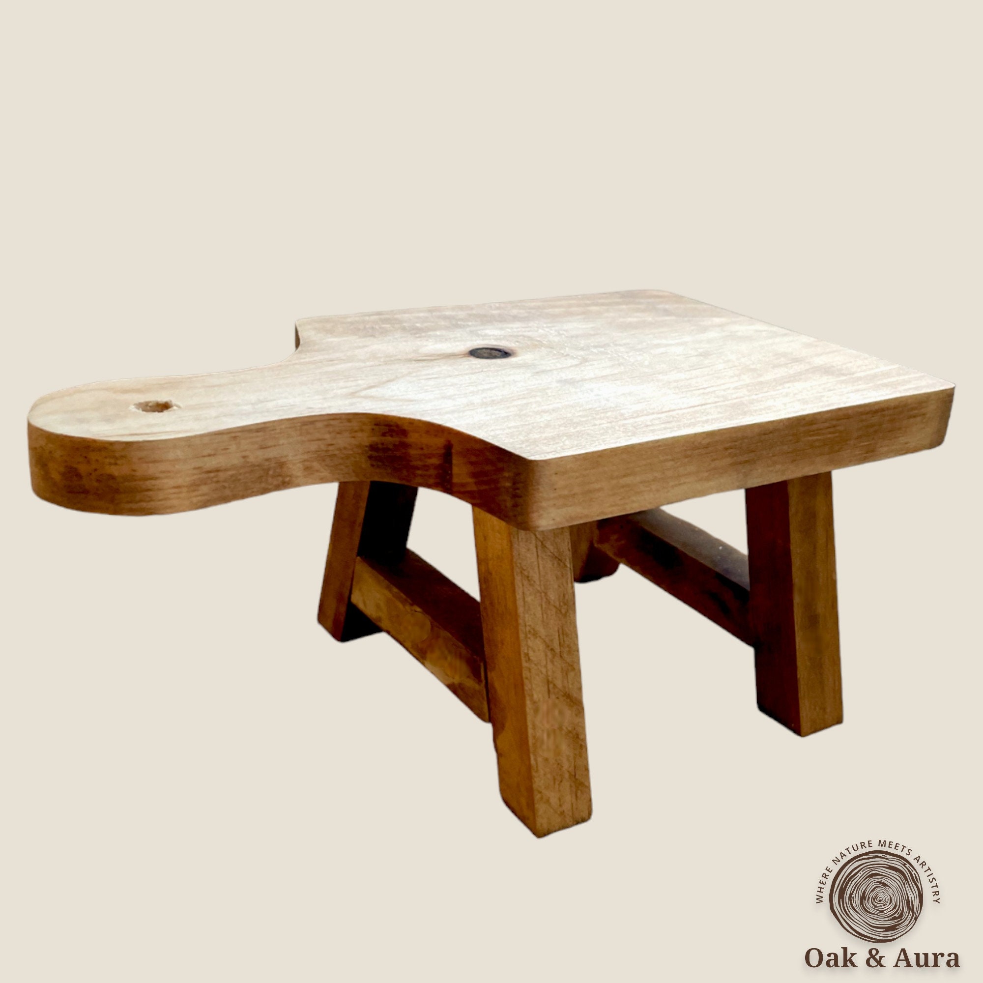 Farmhouse Wood Pedestal Stand, Wood Riser Stand for Home Decor, Trendy ...