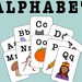 78 Printable Alphabet Educational Flash Cards With Pictures for Kids ...
