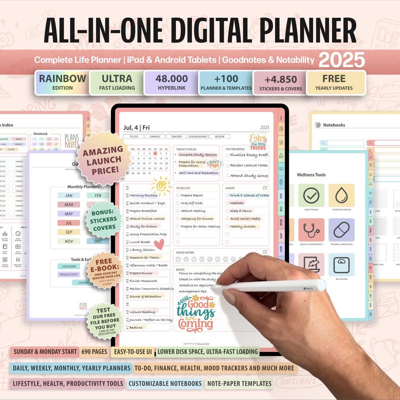 Digital Planner - Etsy