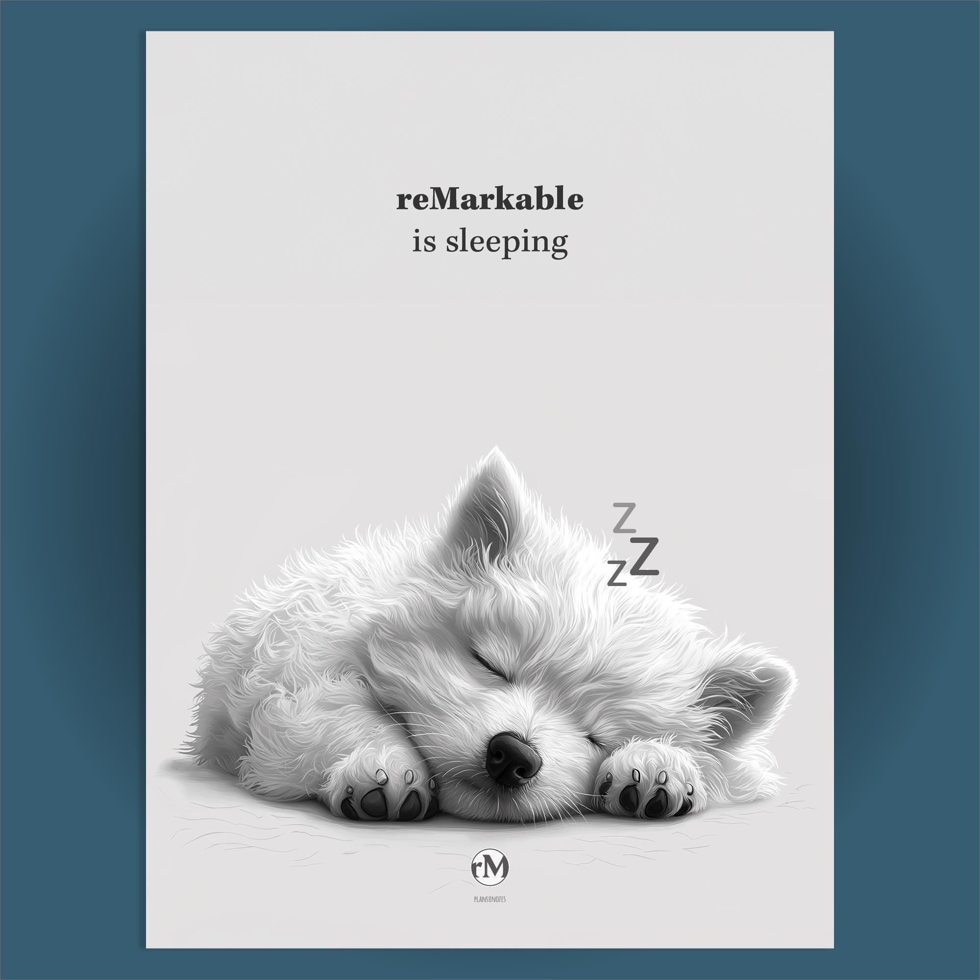 Remarkable 2 Custom Sleep Screen - Sleeping Puppy | Personalize Your E ...