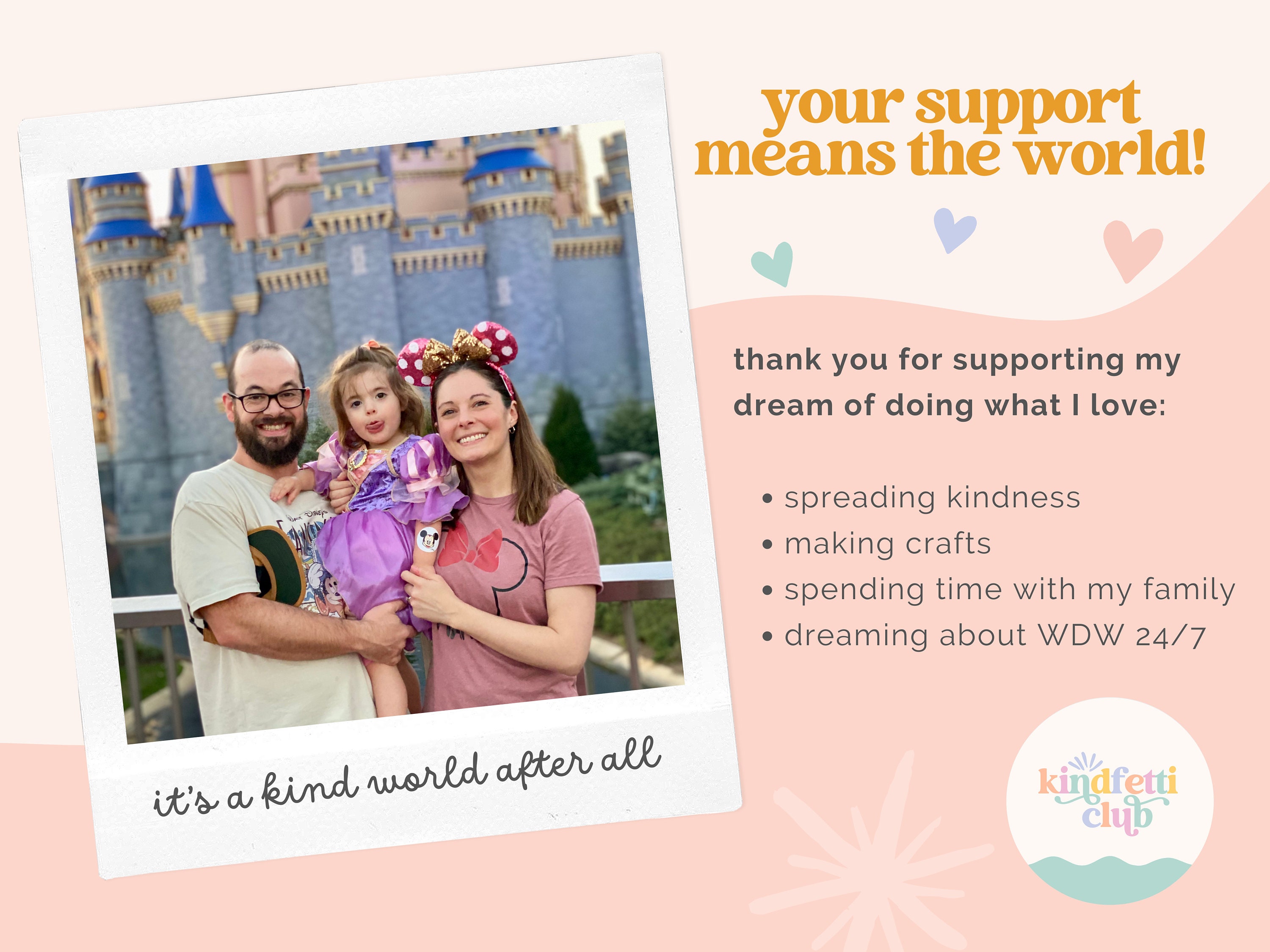 Ears Cast Member Gift, Thank You Card, Pixie Dust, You Are Magic, CM ...