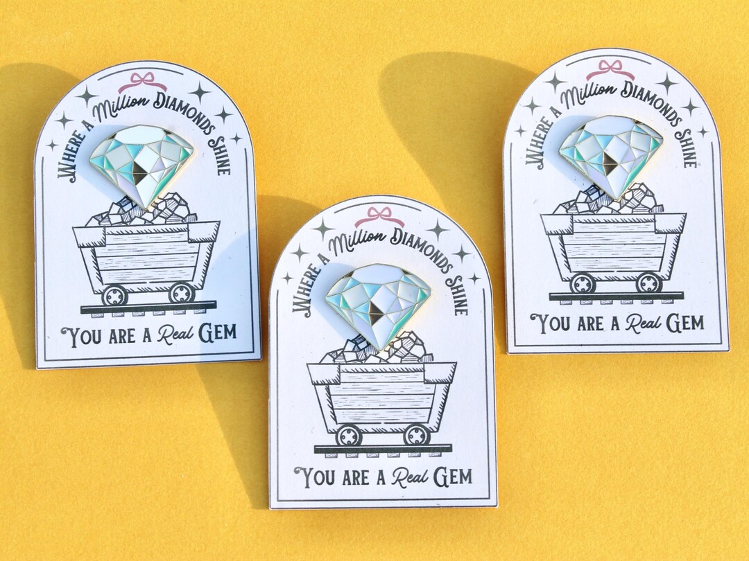 Diamond Mine Train Enamel Pin Pixie Dust for Cast Members, Fish ...