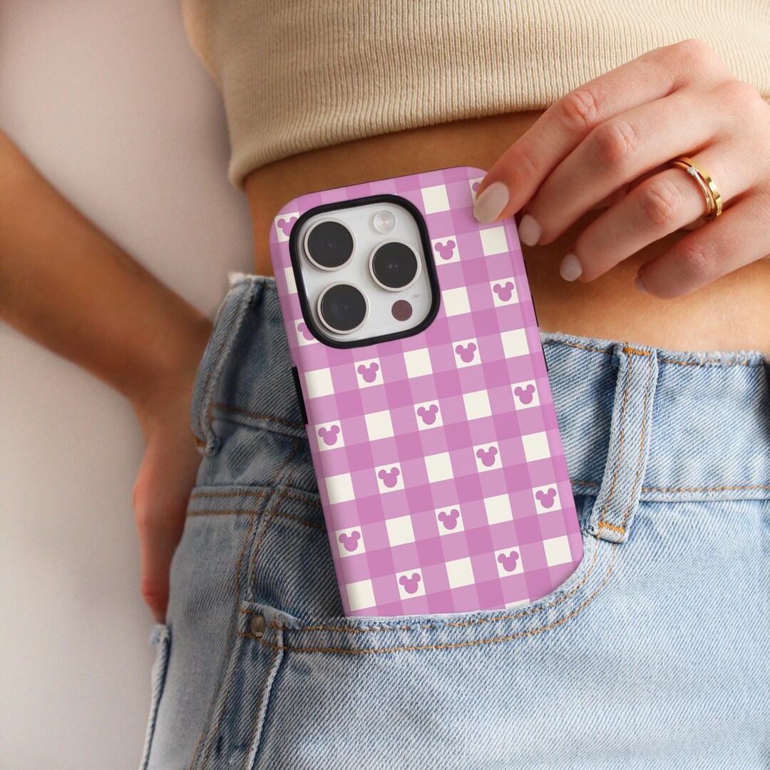 Purple Gingham Mickey Phone Case | Disney iPhone Cover Magsafe ...
