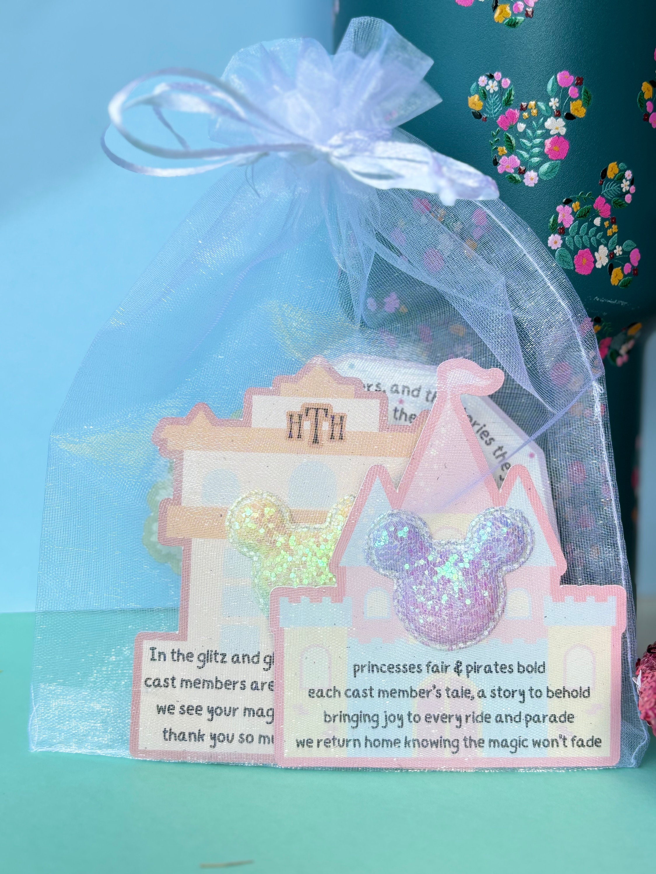 4 Park Set Pixie Dust Cards, Cast Member Gift, CM Poem, WDW Gratitude ...