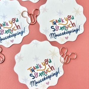 Thank You Mousekeeping Tip Holder for Disney Cruise and Disney World ...