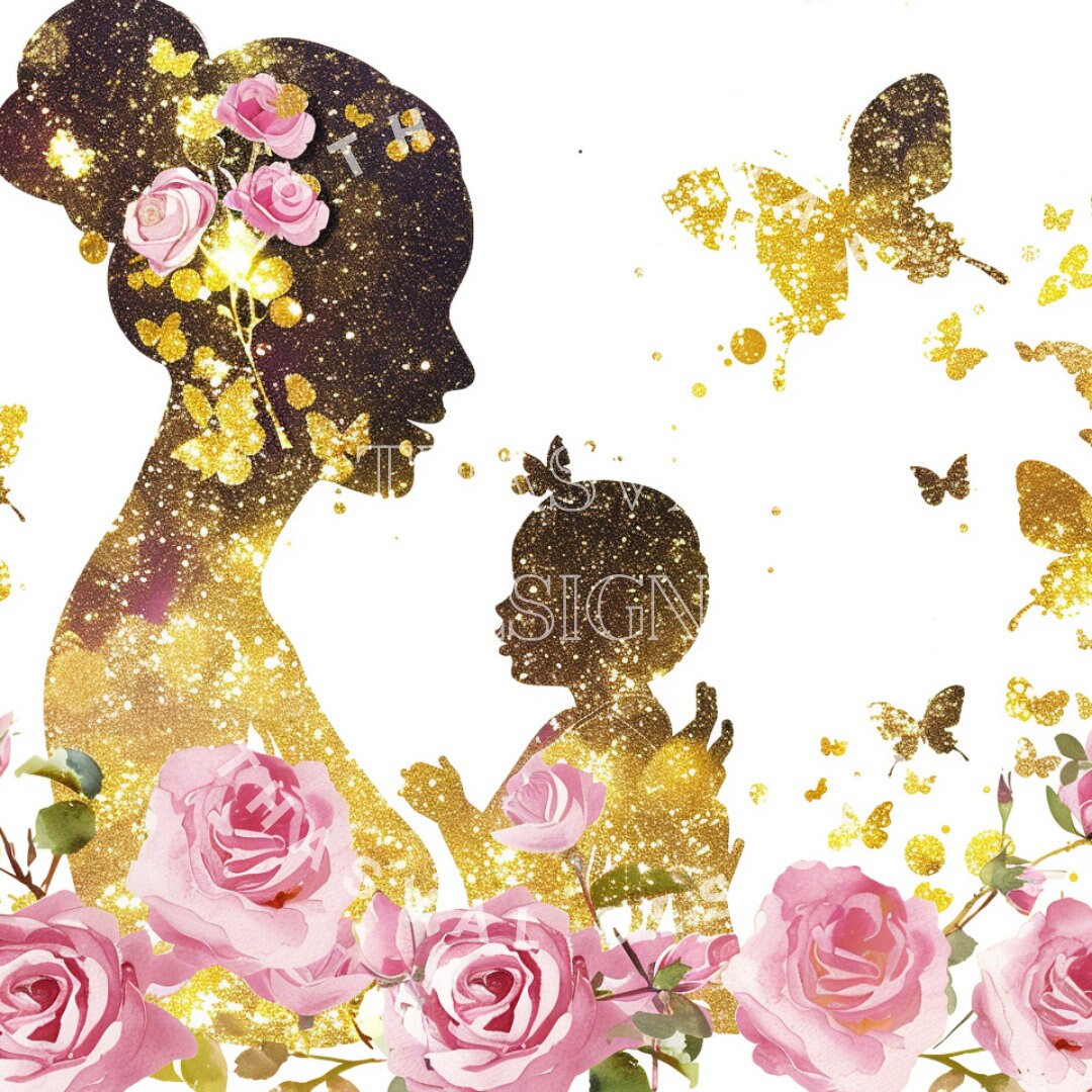 Mother's Day Clipart, 11 High Quality Pngs, Mother's Day PNG, Instant ...