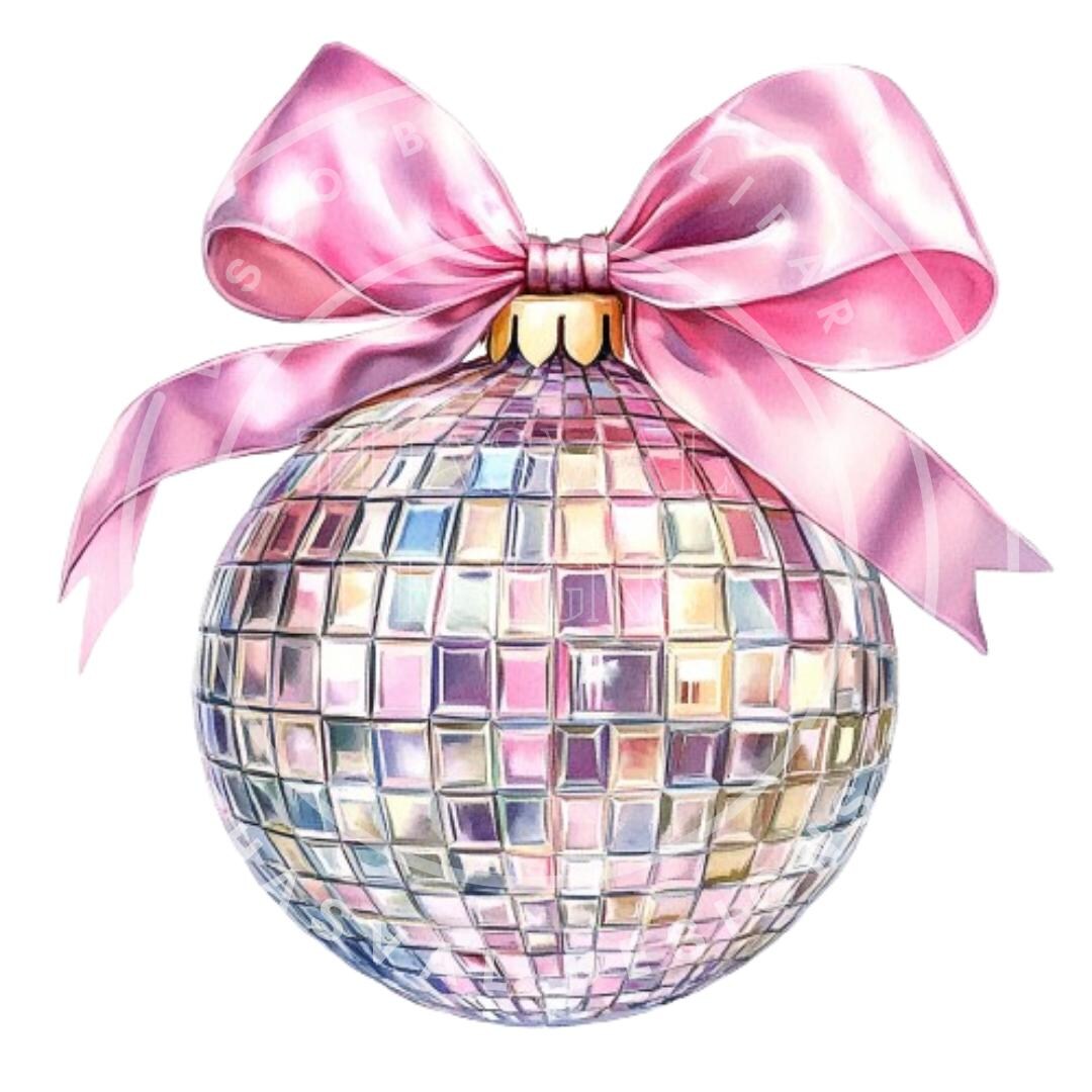 Disco Ball Clipart, 7 High-quality Pngs, New Year PNG, Coquette PNG ...