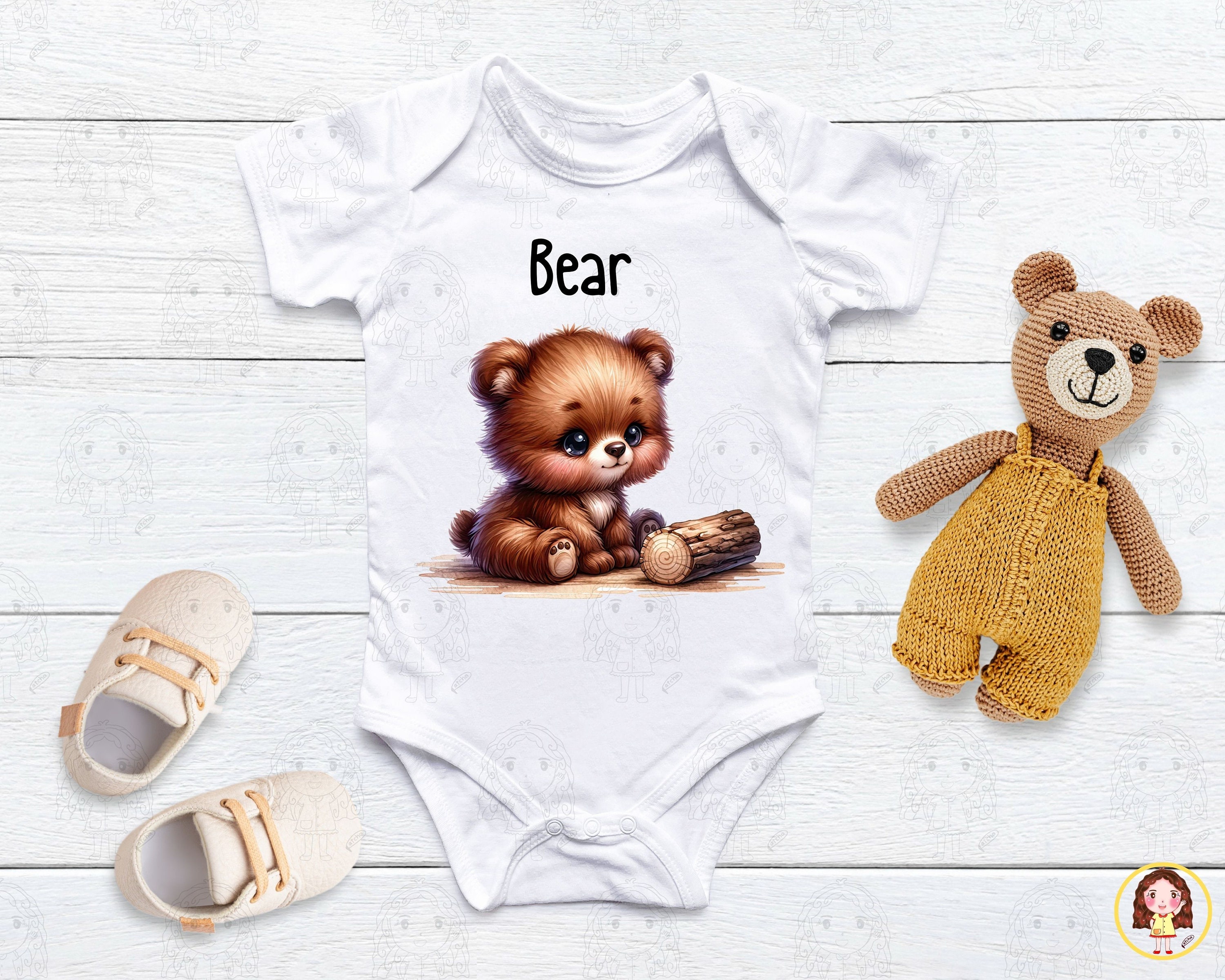 Cute Baby Animals Clip Art Set | Digital Download | Adorable Wildlife ...