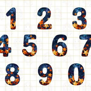 Stardust Alphabet Clipart, Letter PNG, Star Clipart, Decorative Letters ...