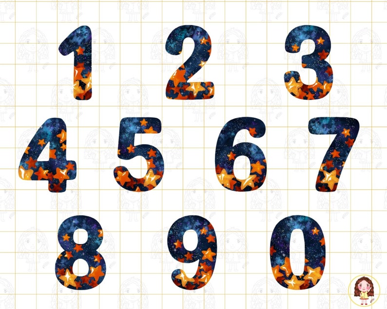 Stardust Alphabet Clipart, Letter PNG, Star Clipart, Decorative Letters ...