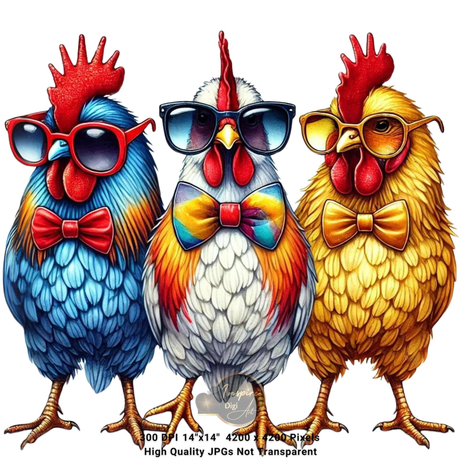 Funny Chickens Clipart, Cool Chickens Clipart, Funny Roosters Clipart ...