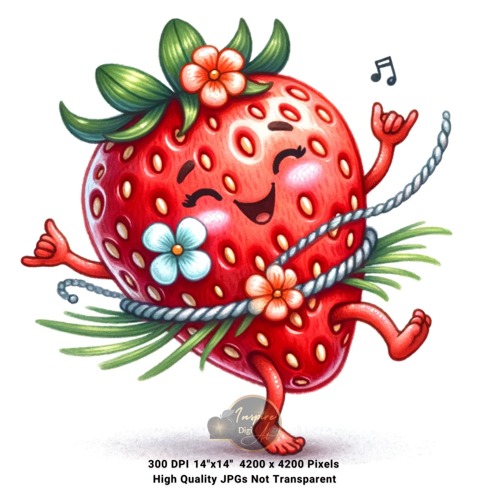 Funny Fruit Clipart Bundle, Summer Fruit Clipart, Cute Fruit Clipart ...