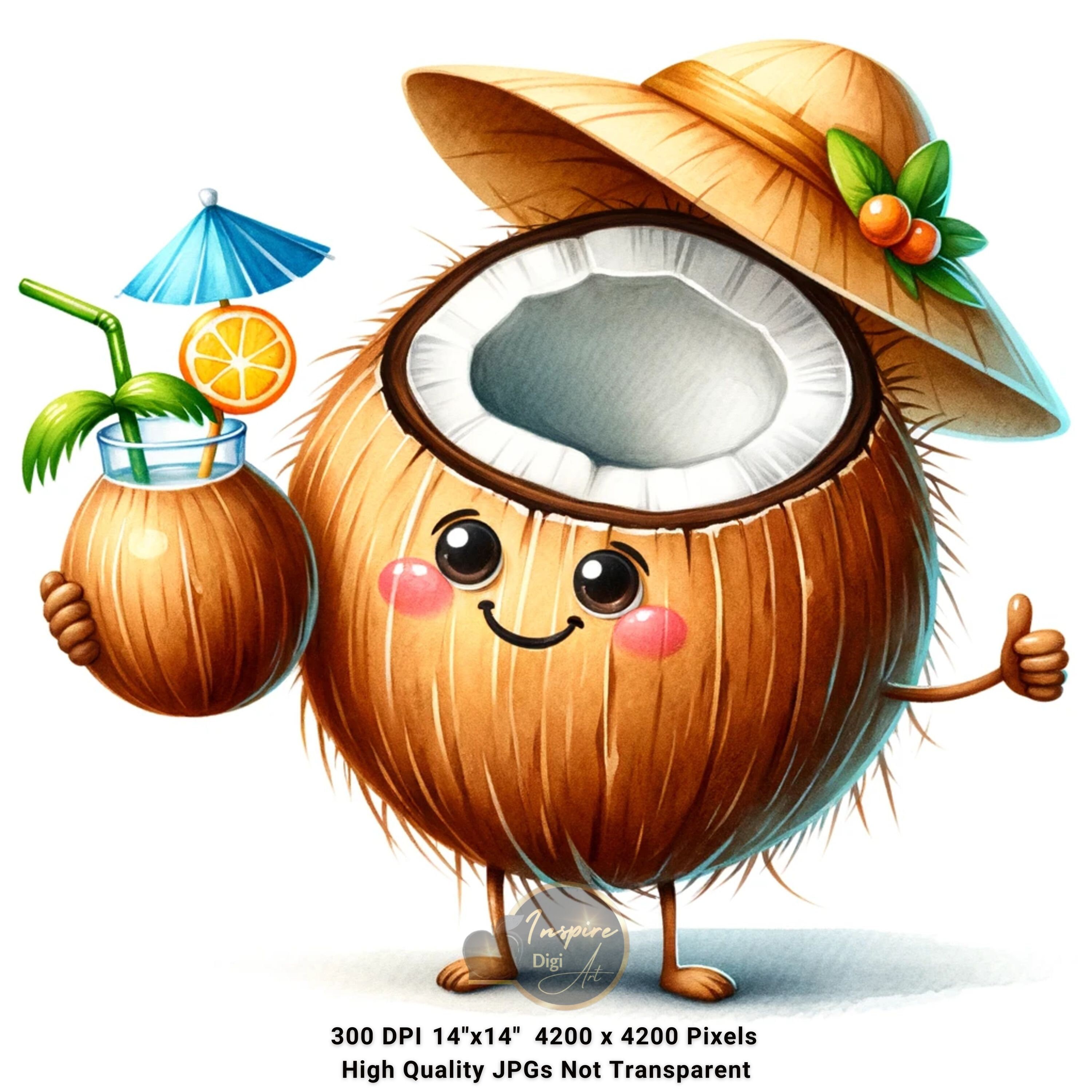 Funny Fruit Clipart Bundle, Summer Fruit Clipart, Cute Fruit Clipart ...